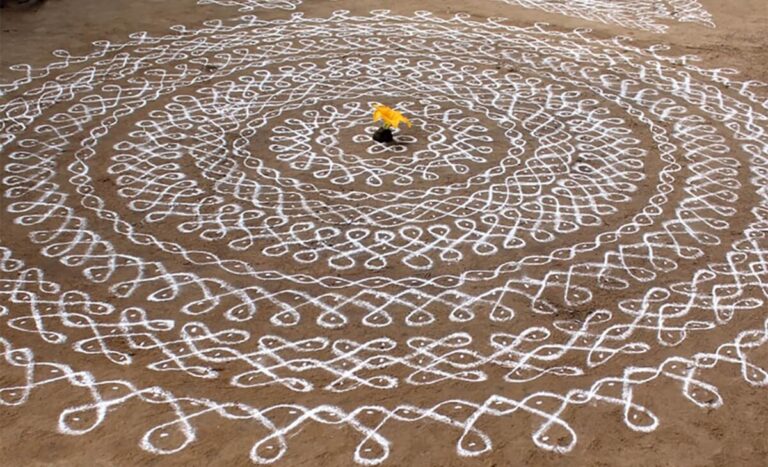 Kolam Art in Tamil Nadu: A Symbol of Culture and Tradition