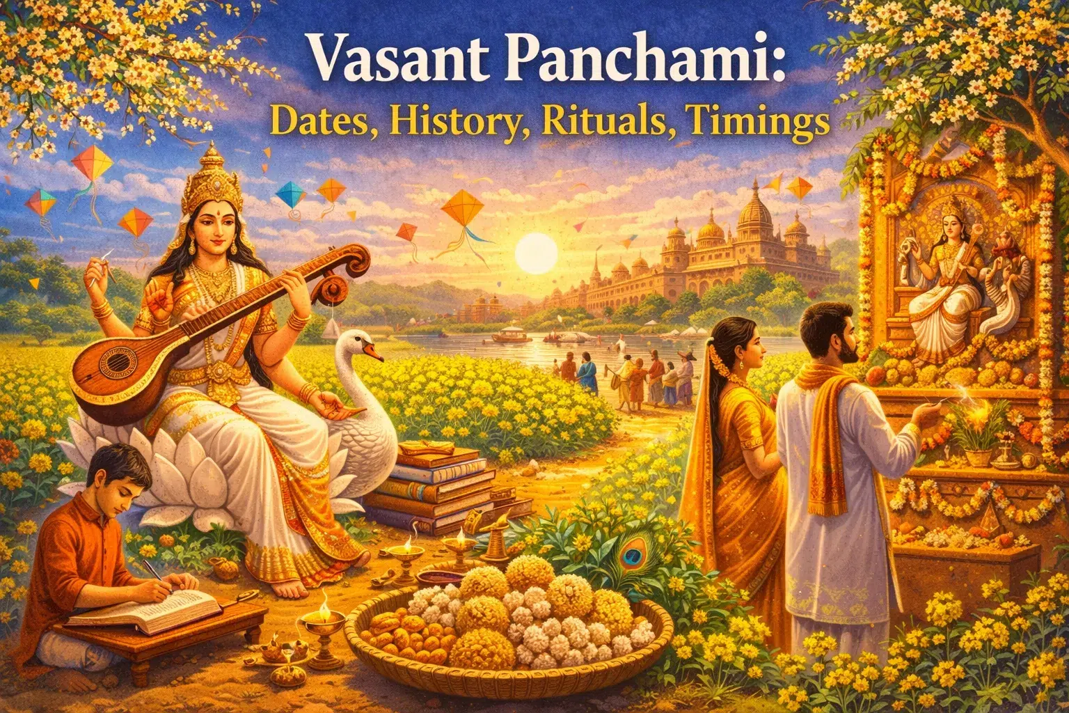 Vasant Panchami 2026: Dates, History, Rituals, Timings & Best Saraswati ...